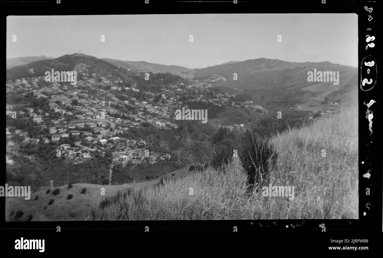 Views from Kaiwharawhara Trig, 720 feet (Ngaio) ...., 24 January 1955 ...