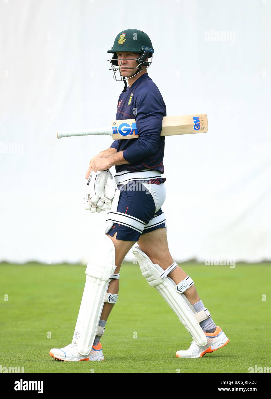 South Africa’s Sarel Erwee during a nets session at Emirates Old ...