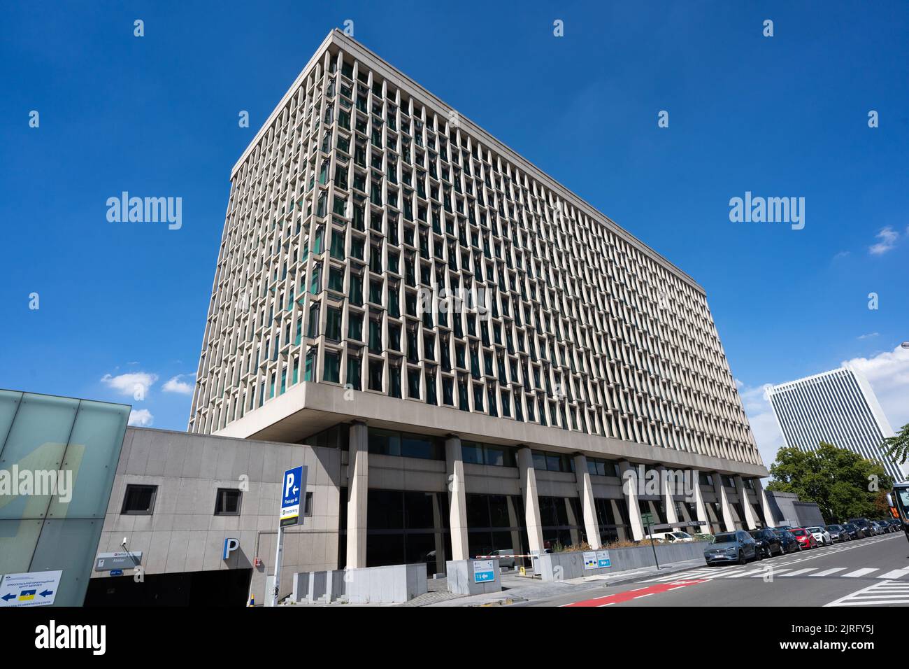 The headquarters of the Fedasil Federal Agency For The Reception Of ...