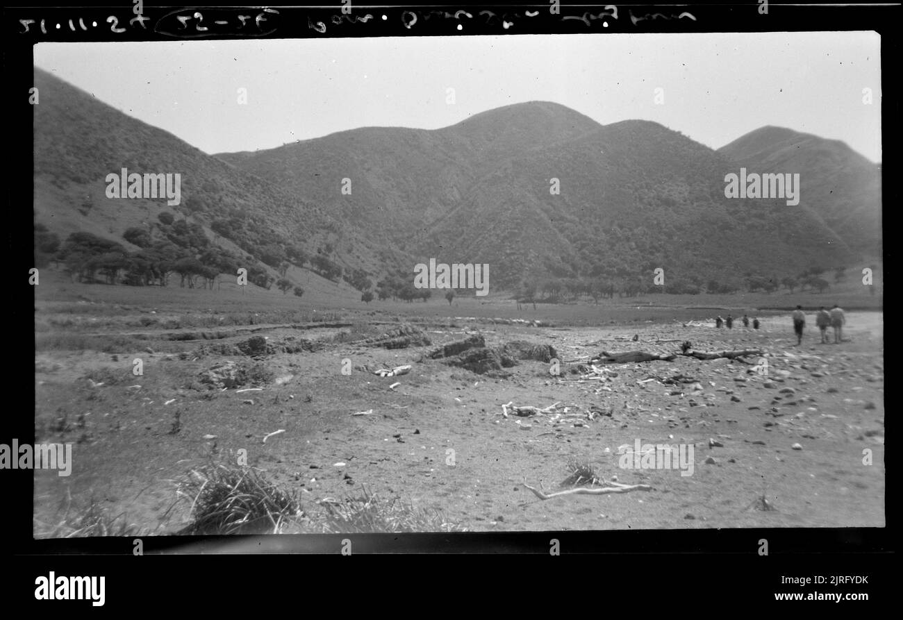 Panorama of coast looking north to Orol stn and big fan, 21 November ...