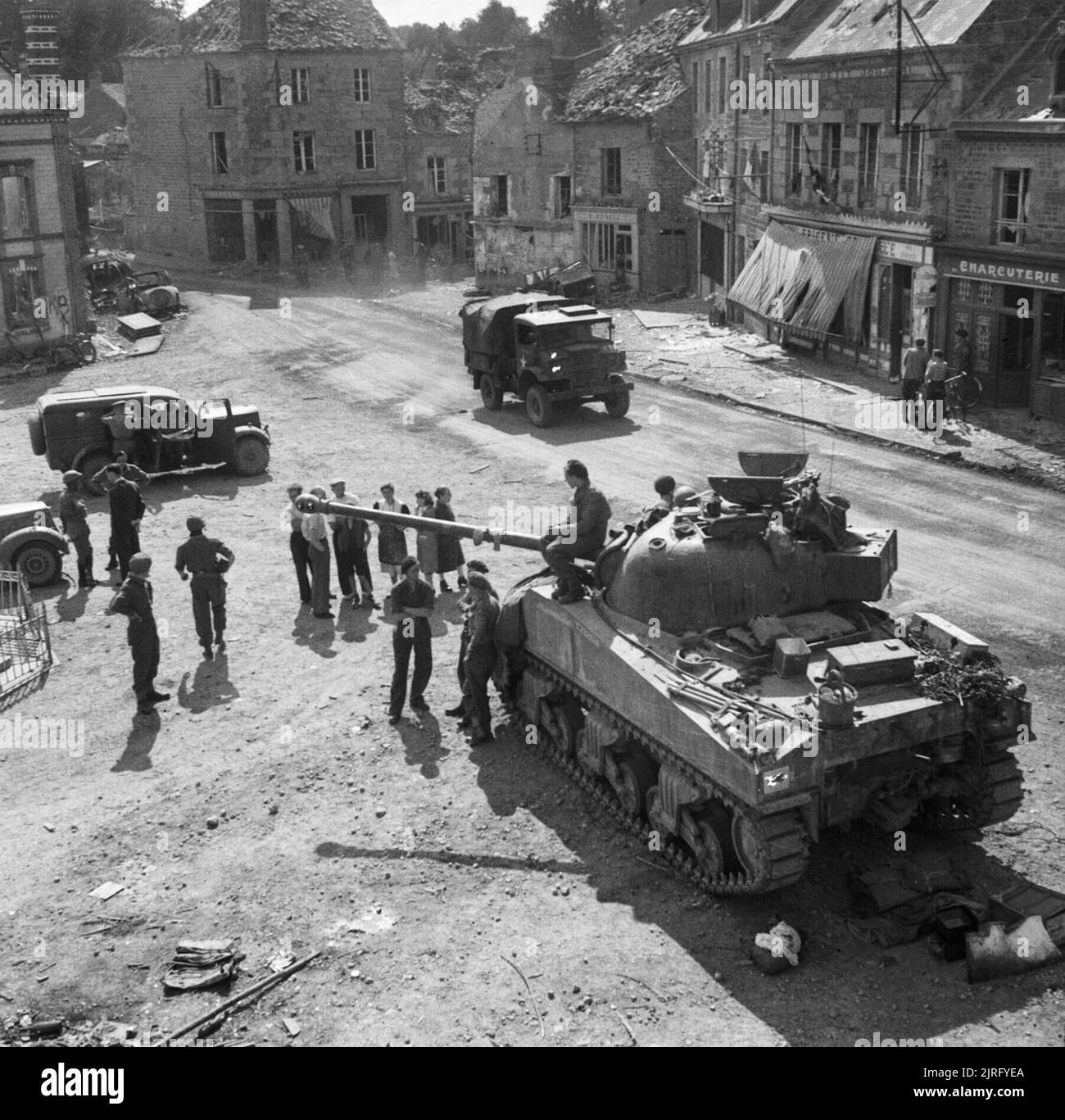 The British Army in the Normandy Campaign 1944 A Sherman Firefly and ...