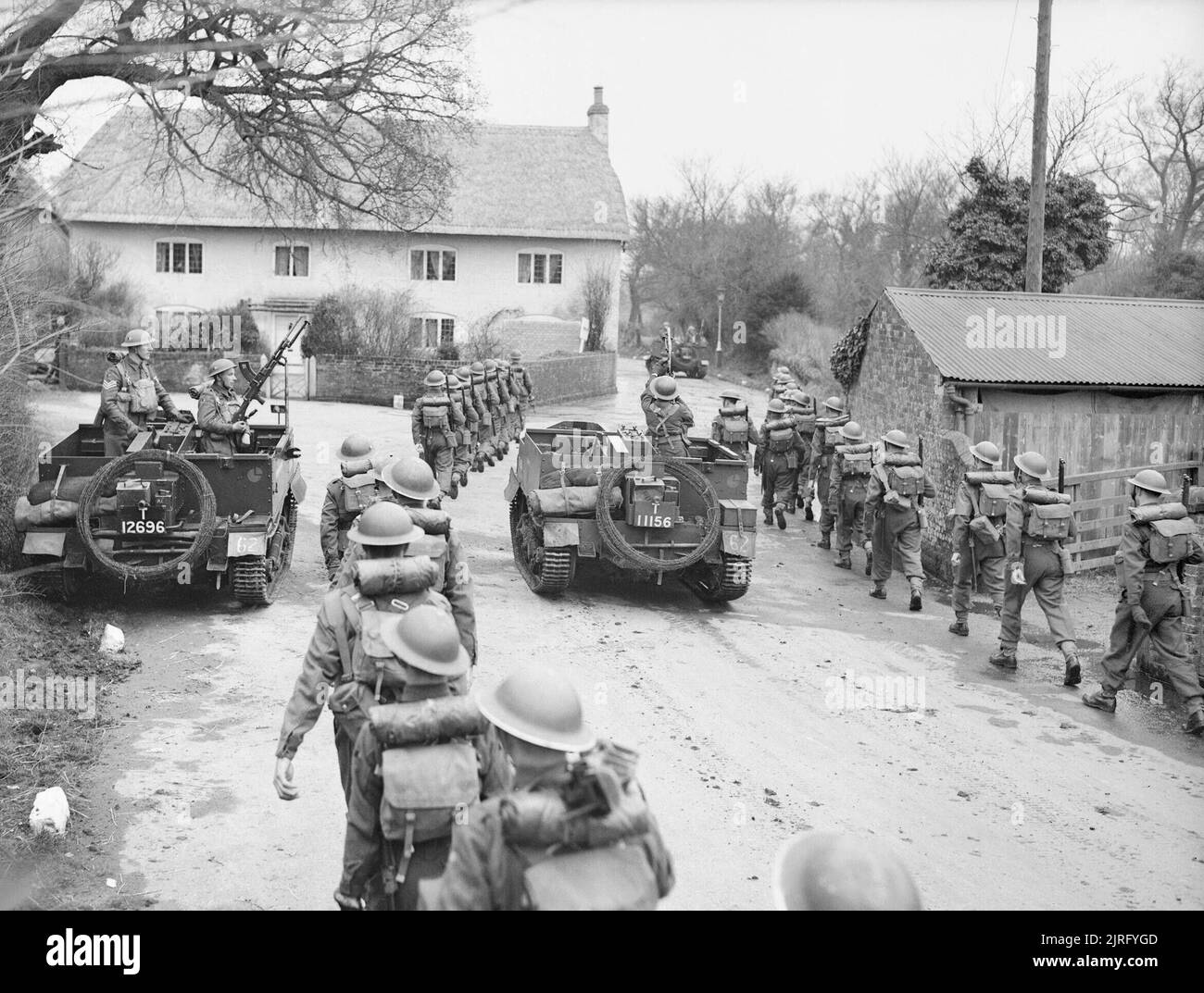The British Army in the United Kingdom 1939-1945 Infantry and Bren gun ...