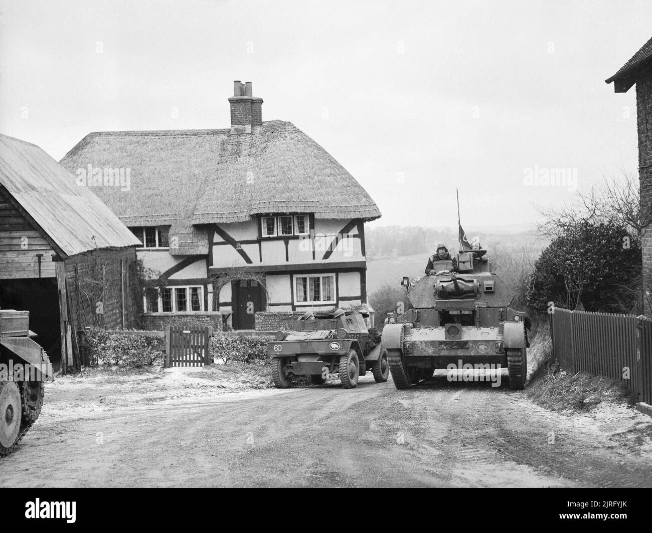 The British Army in the United Kingdom 1939-1945 Daimler Mk I scout car ...