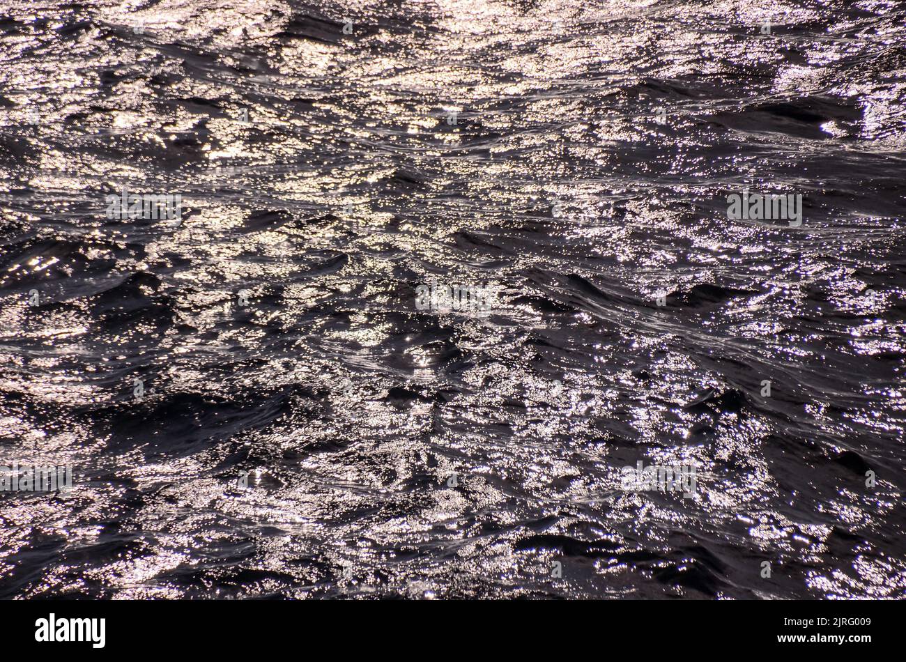 Blue Still Sea Water With Ripple. Natural Background Photo Texture ...
