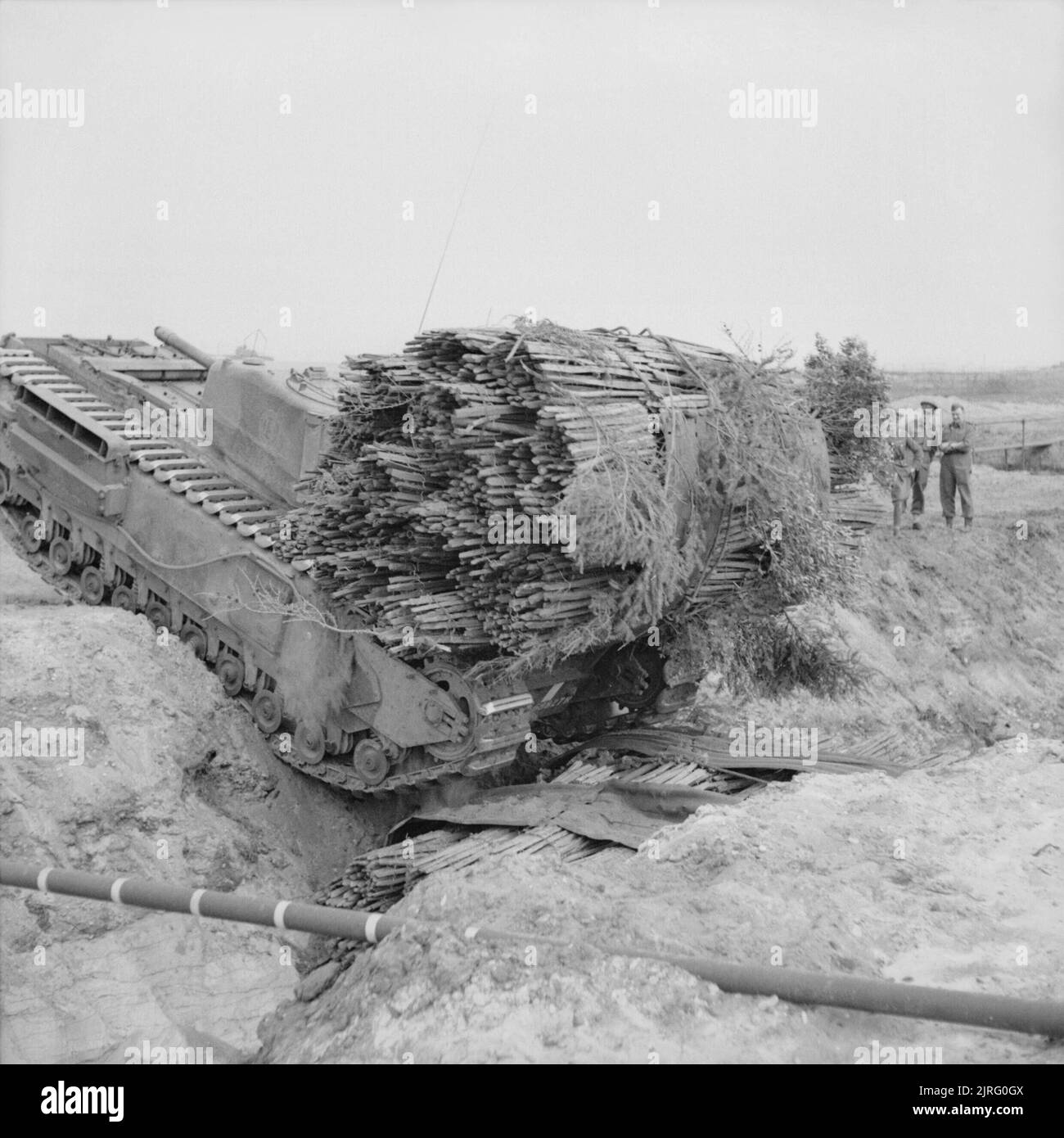 The British Army in the United Kingdom 1939-45 Churchill AVRE of 163rd ...