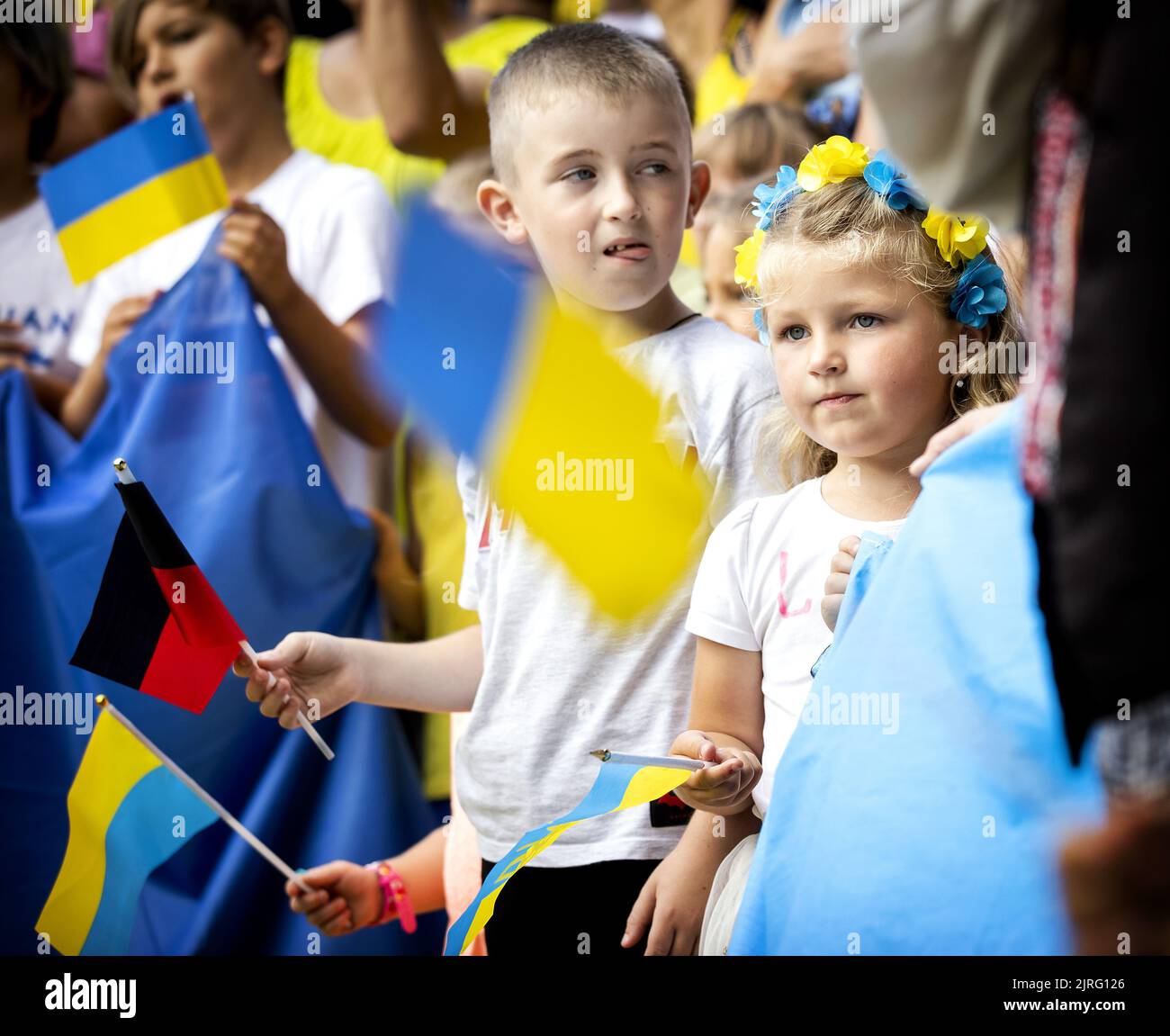 2022-08-24 14:36:06 THE HAGUE - Interested parties during a ...