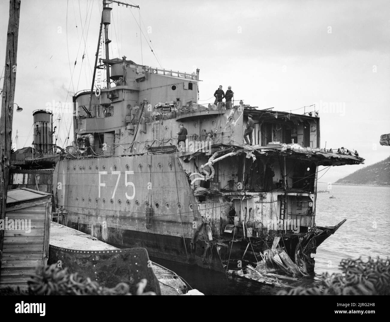 The Royal Navy during the Second World War The British destroyer HMS ...