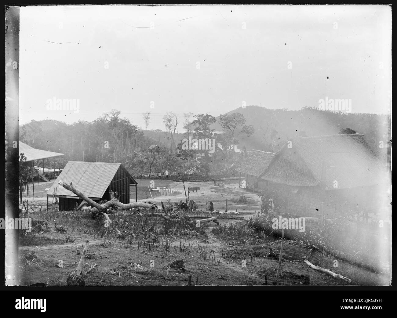 Historic village buildings Black and White Stock Photos & Images - Alamy