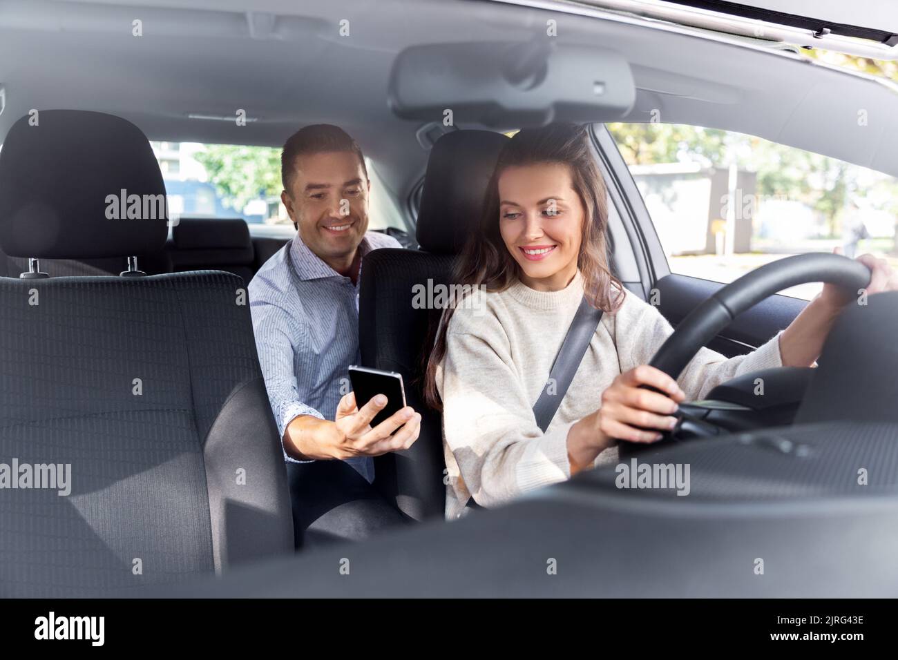 Hispanic man male driver passenger service hi-res stock photography and ...