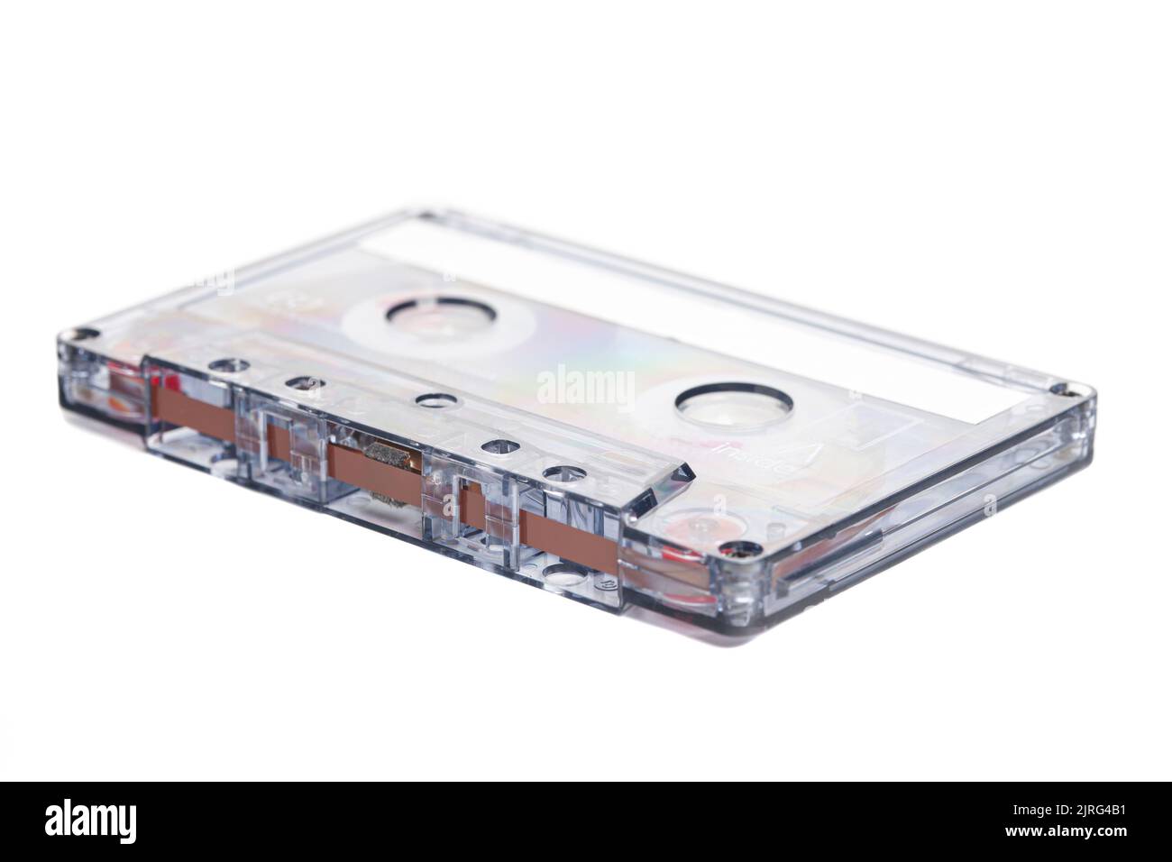 Old audio cassette isolated on a white background Stock Photo - Alamy