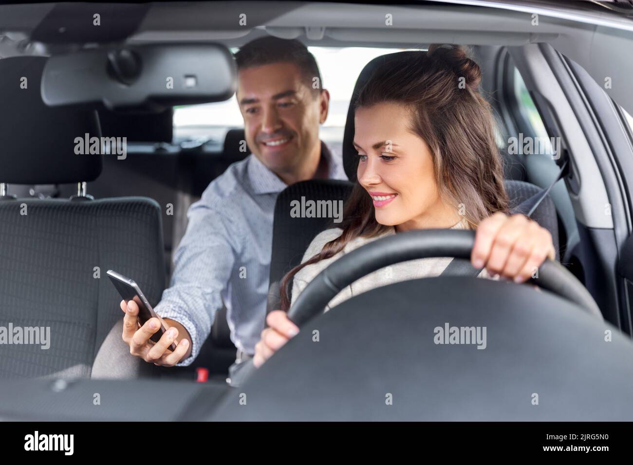 Hispanic man male driver passenger service hi-res stock photography and ...