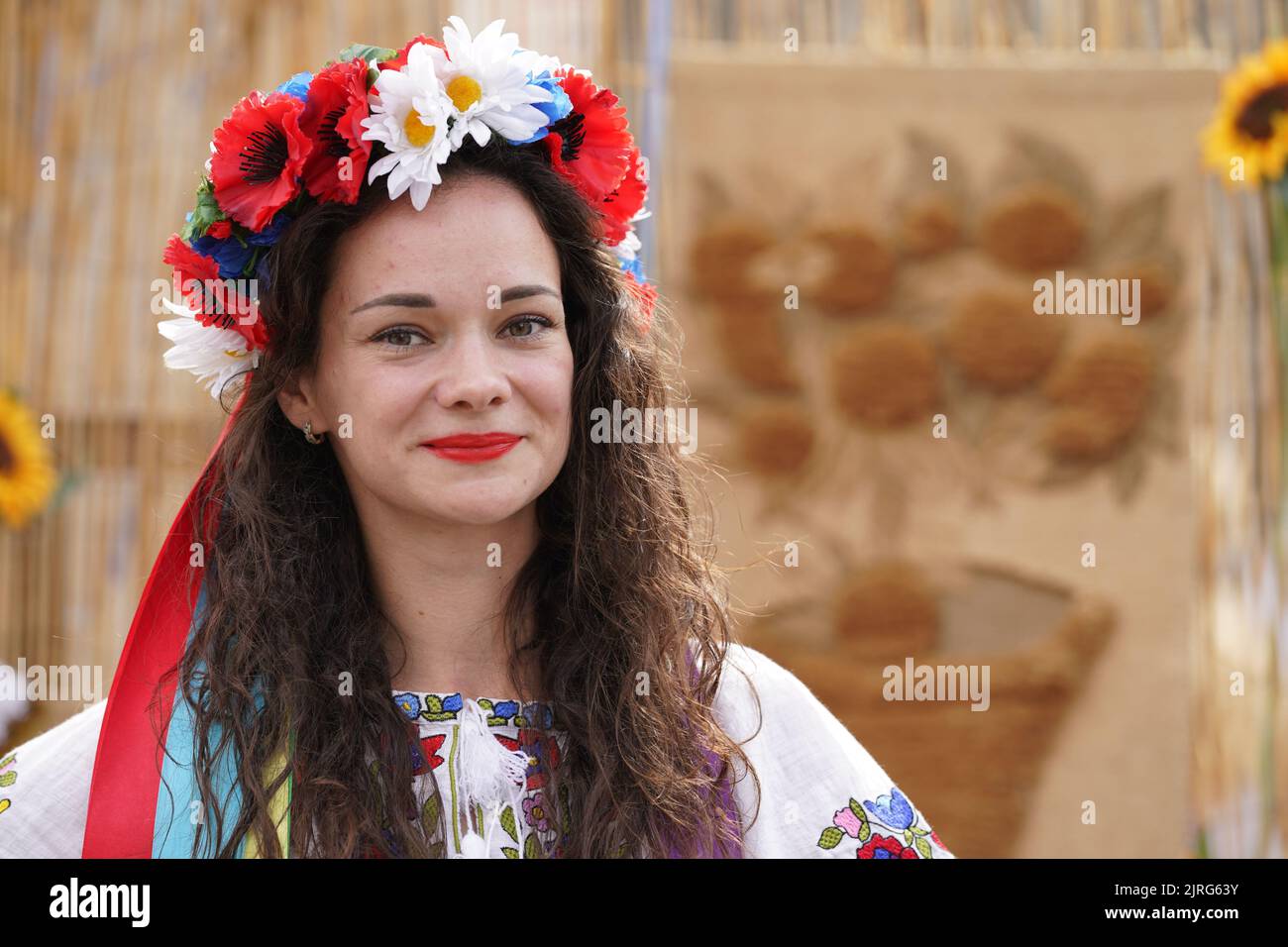 Anastasiia Sakhnenko from Kyiv celebrating Ukraine independence Day ...