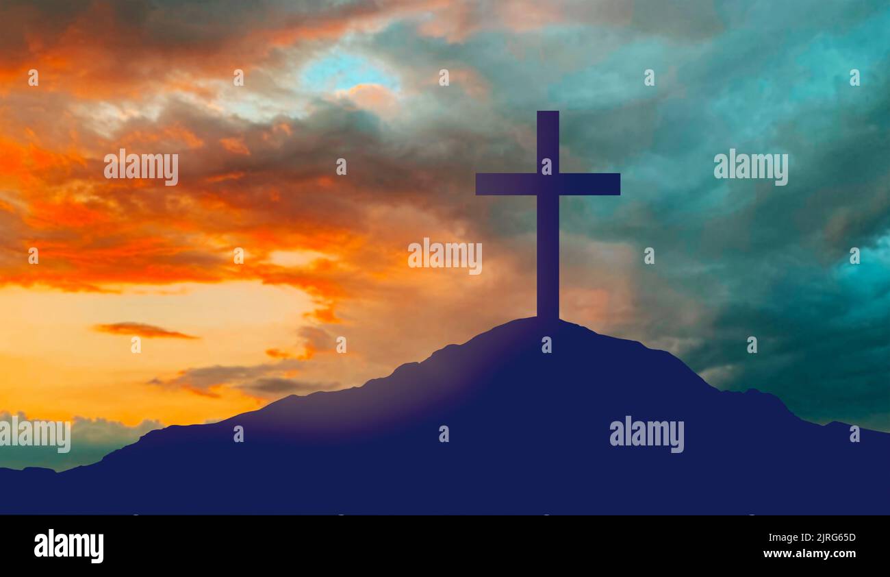 Golgotha hill hi-res stock photography and images - Alamy