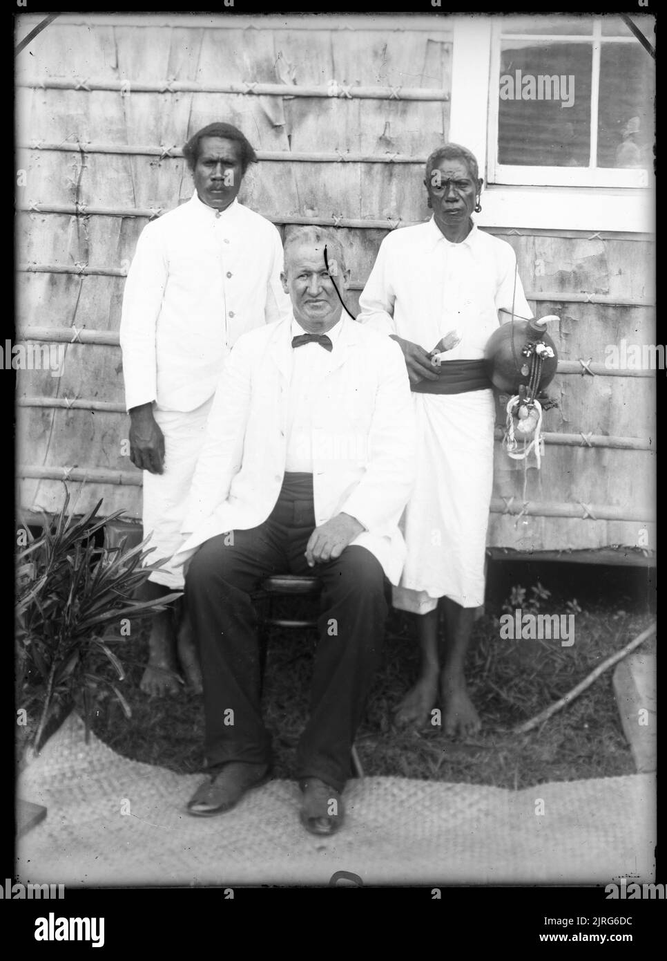 Three people, 1880-1925, maker unknown Stock Photo - Alamy
