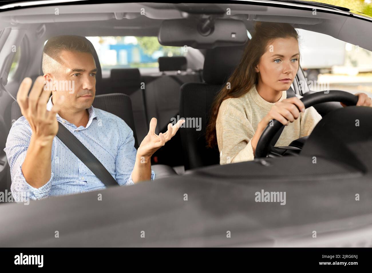 Teaching car hi-res stock photography and images - Alamy