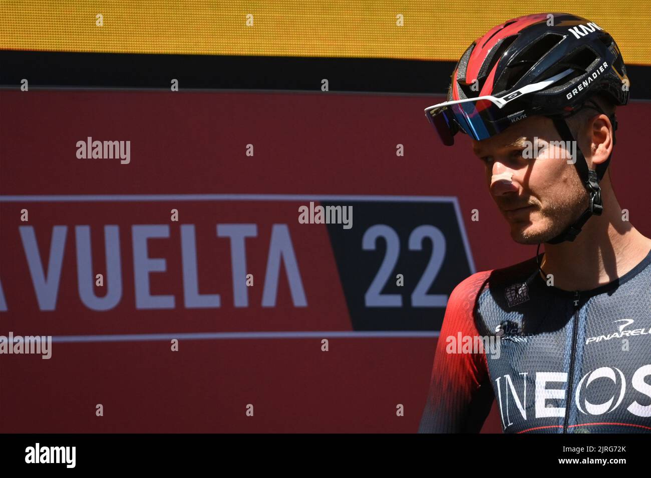 Dutch Dylan van Baarle of Ineos Grenadiers pictured at the start of ...