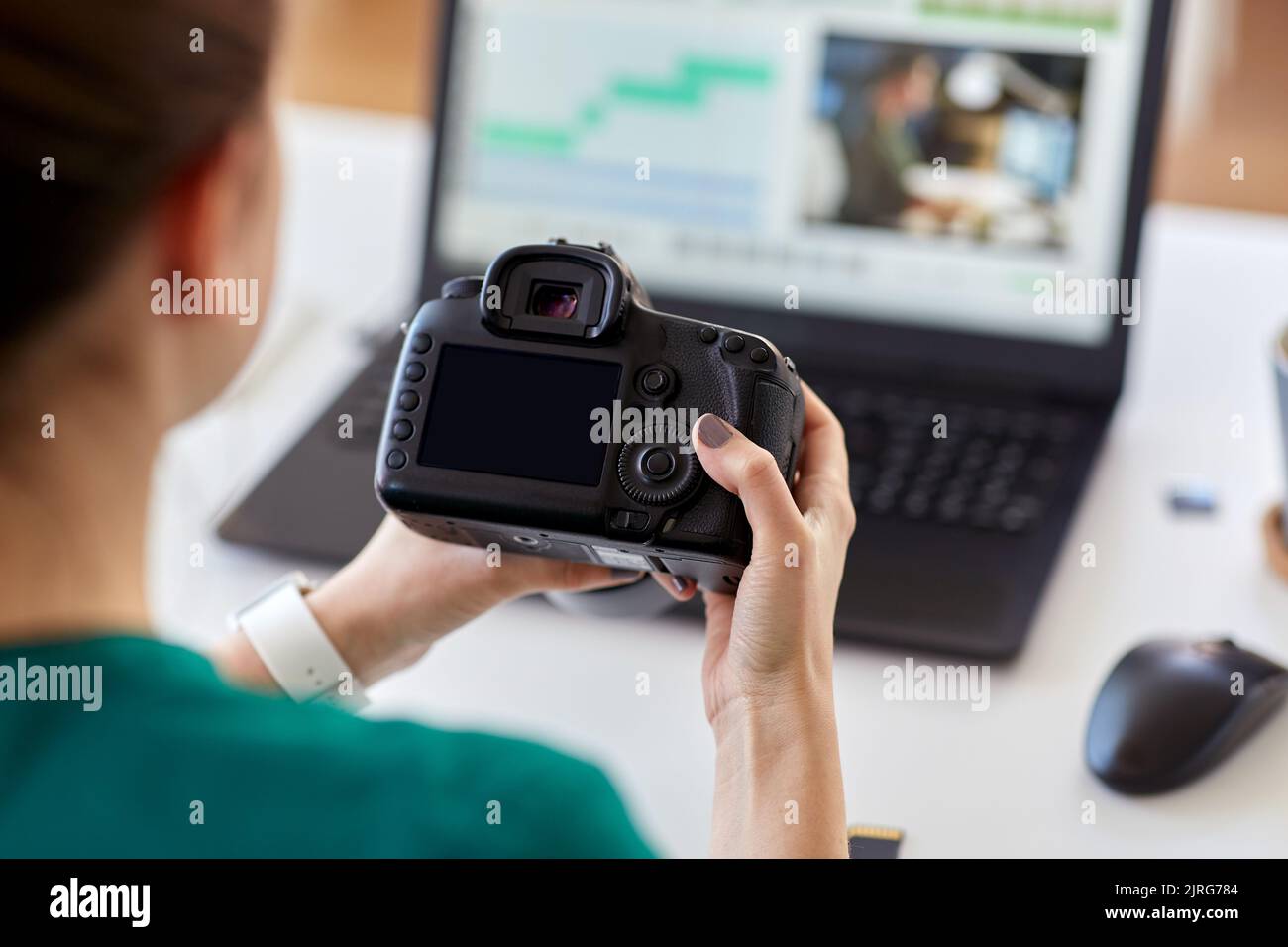 Video editor working on media hi-res stock photography and images - Alamy