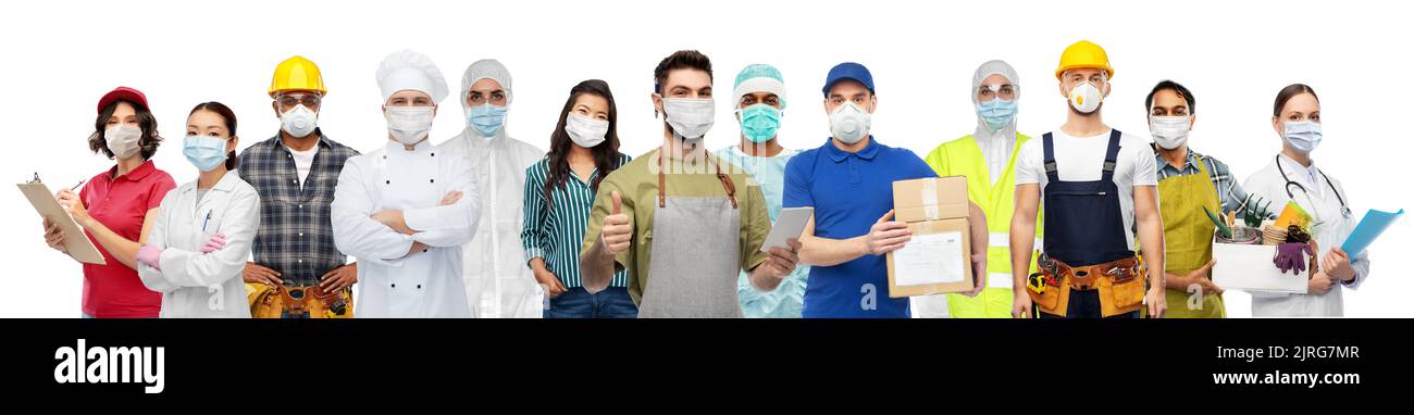Group people different professions isolated hi-res stock photography ...