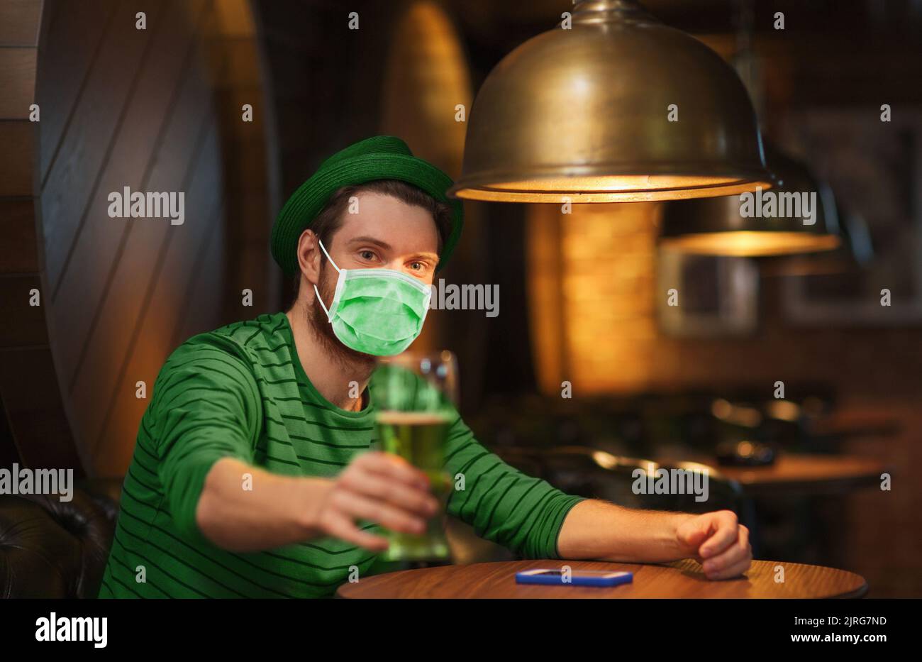 Bar man mask hi-res stock photography and images - Alamy