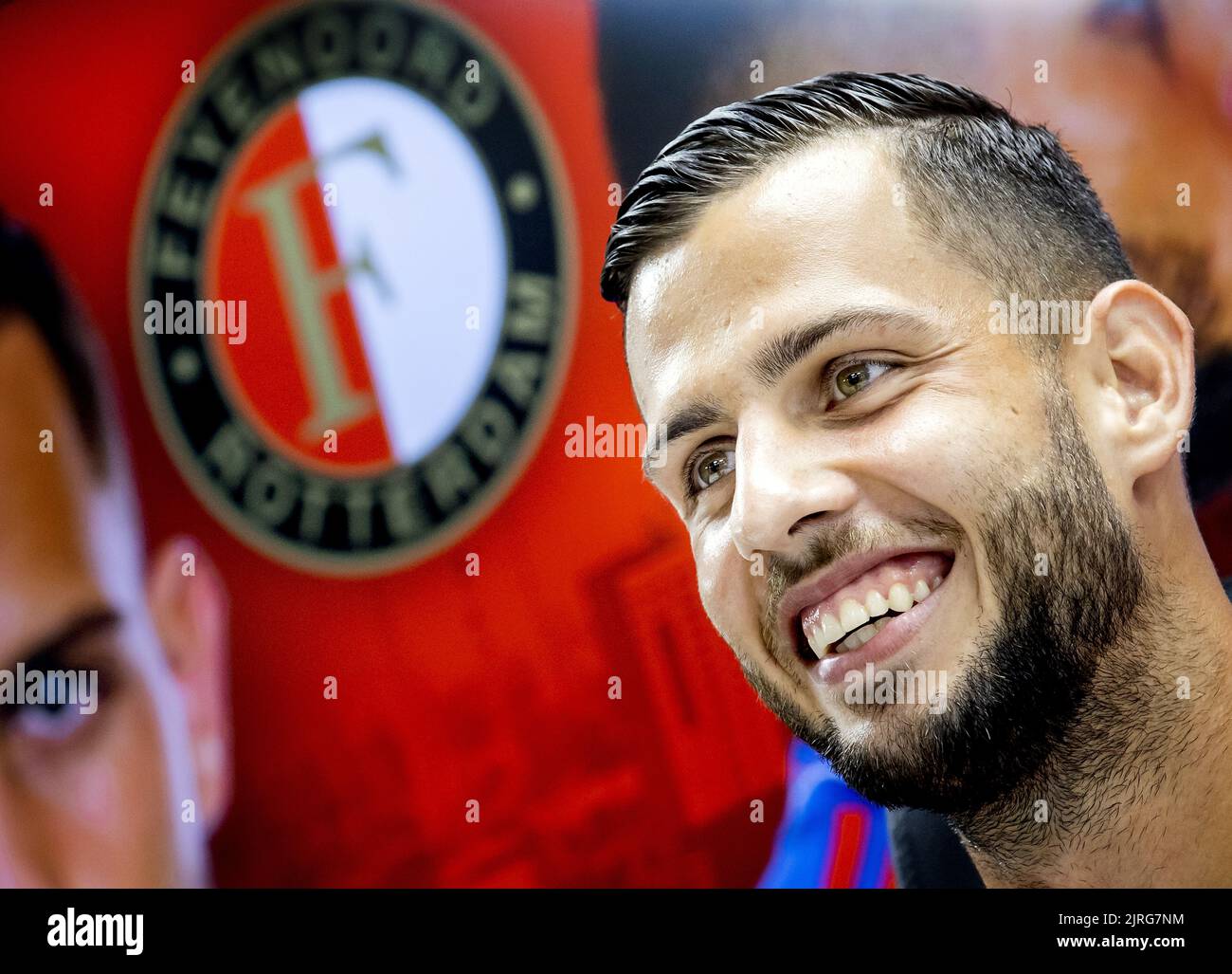 ROTTERDAM - David Hancko during the press presentation at the Feyenoord ...