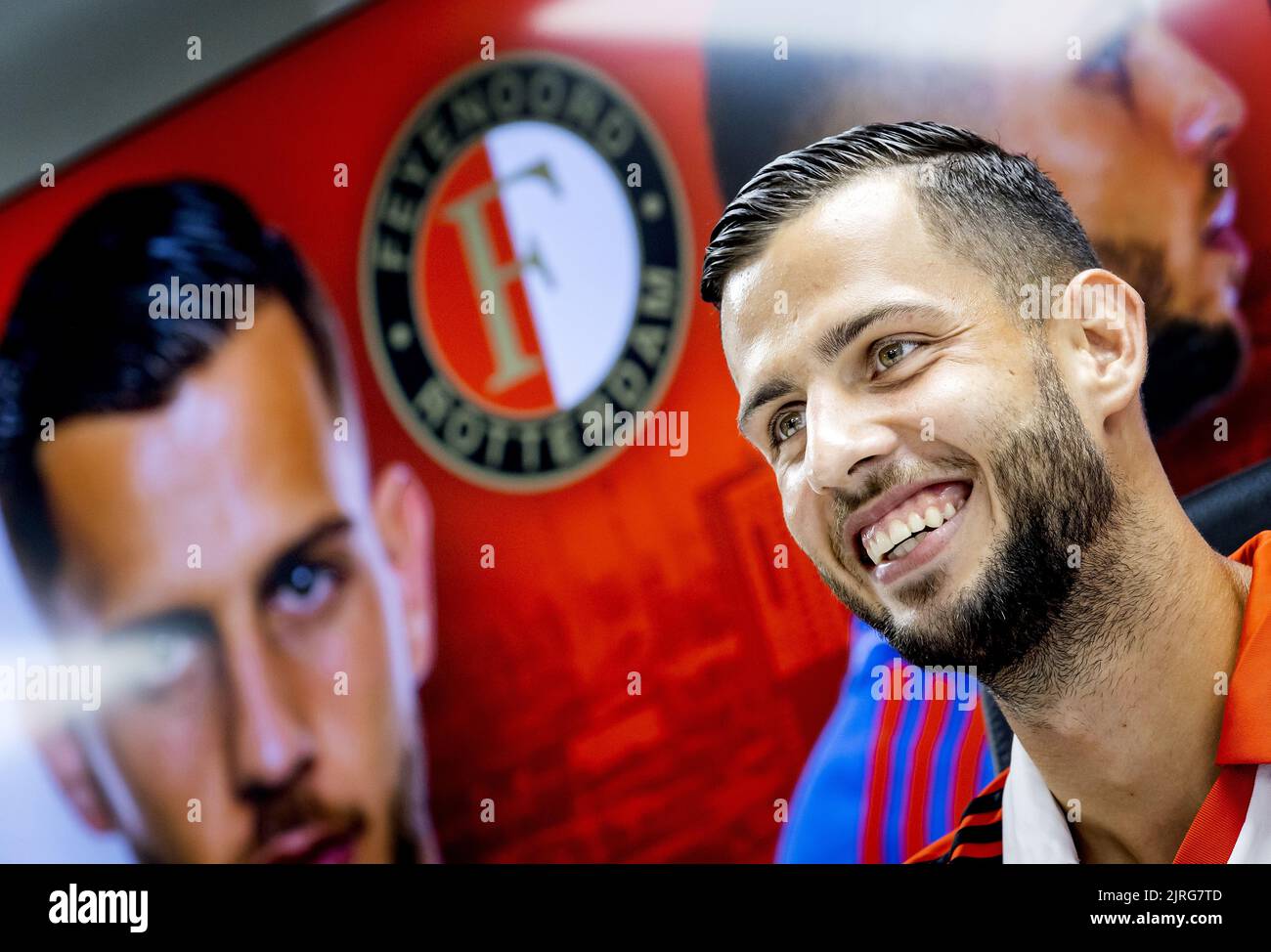 ROTTERDAM - David Hancko during the press presentation at the Feyenoord ...