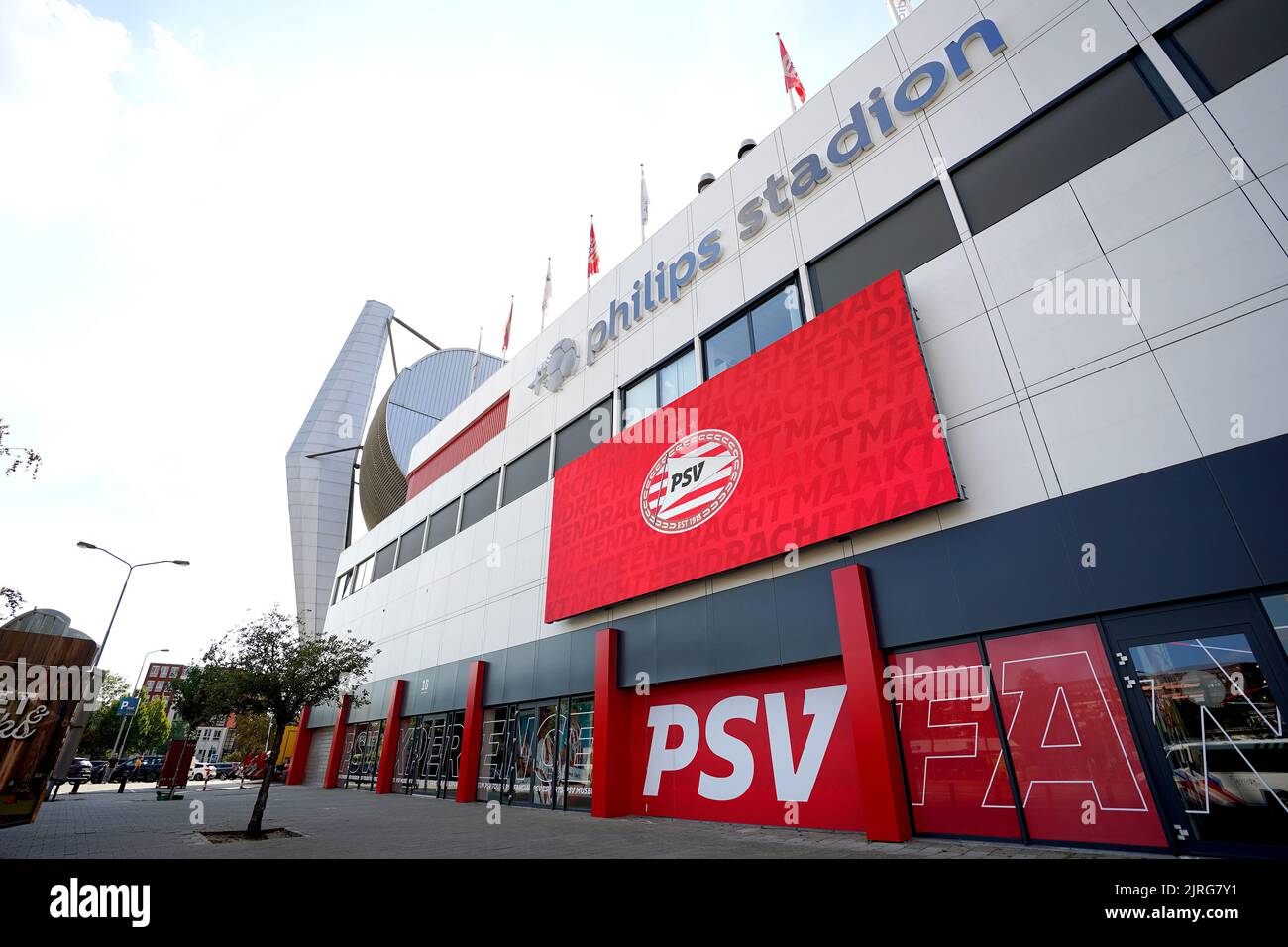 A general view of the stadium ahead of the UEFA Champions League ...