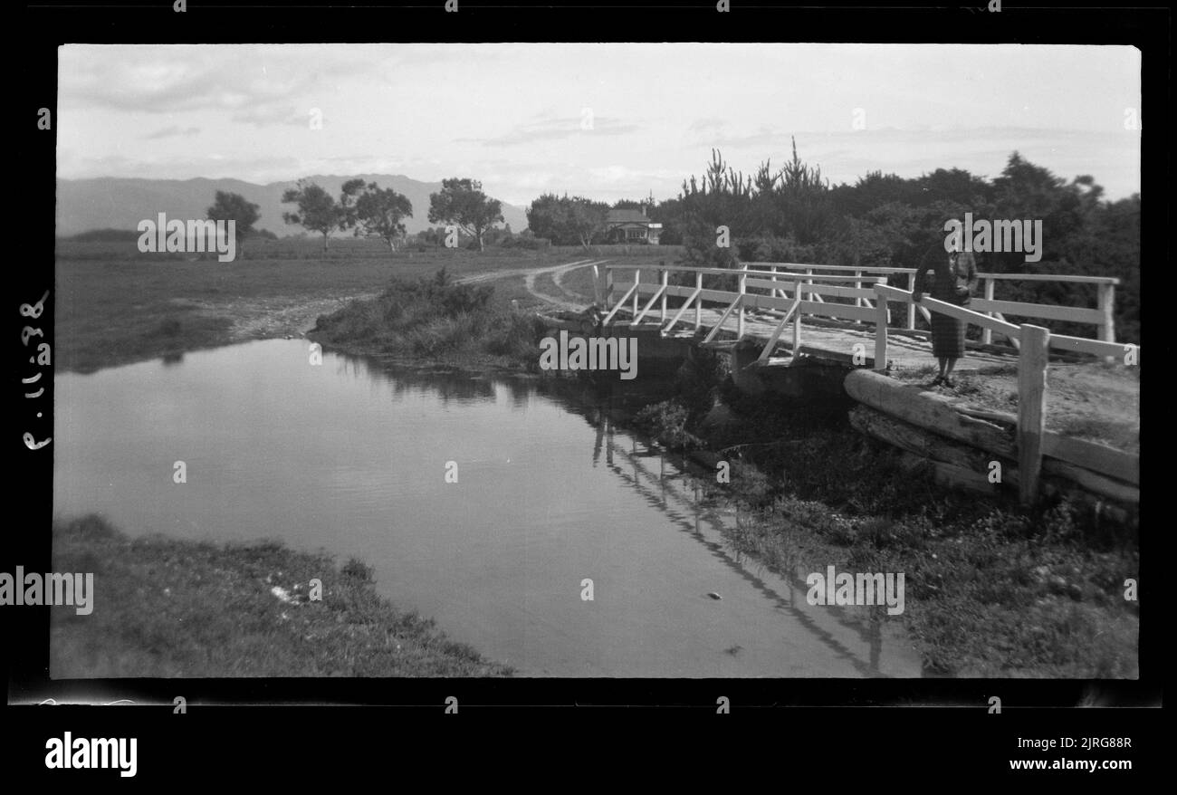 Otaki river bridge Black and White Stock Photos & Images - Alamy