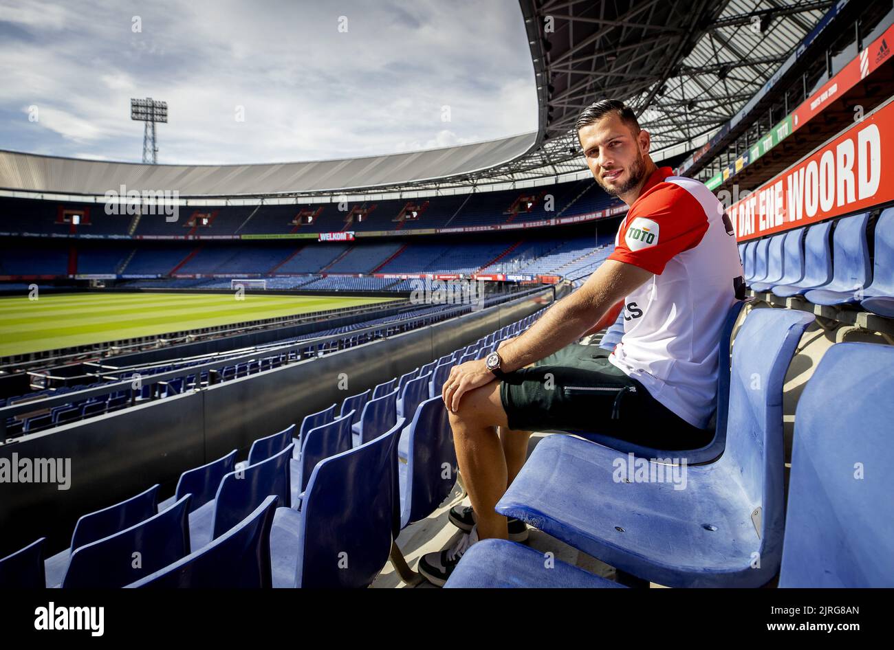 ROTTERDAM - David Hancko during the press presentation at the Feyenoord ...