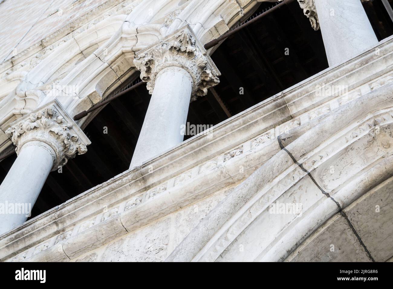 Venice city gothic architecture details Stock Photo - Alamy