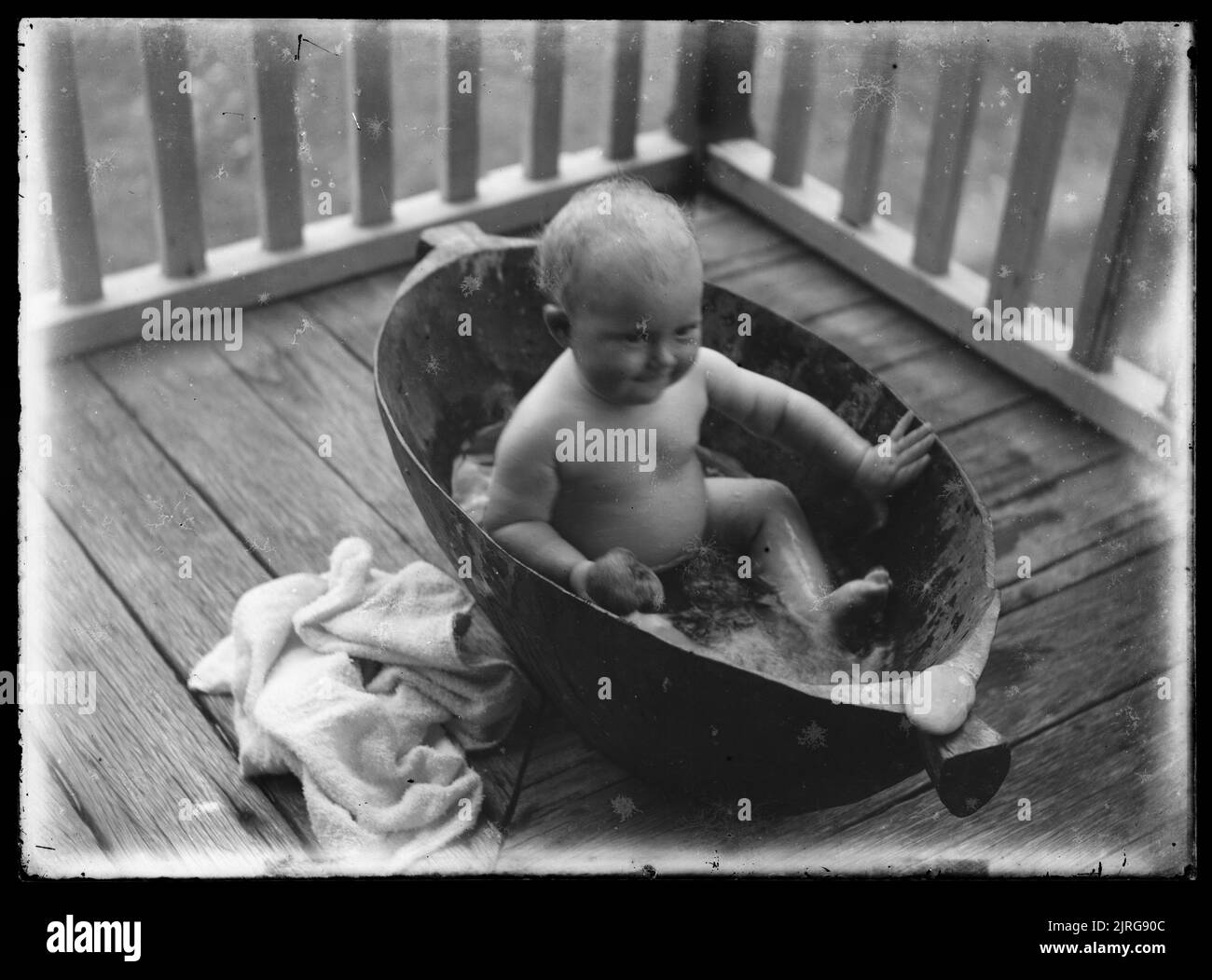 Bathtime Black and White Stock Photos & Images - Alamy