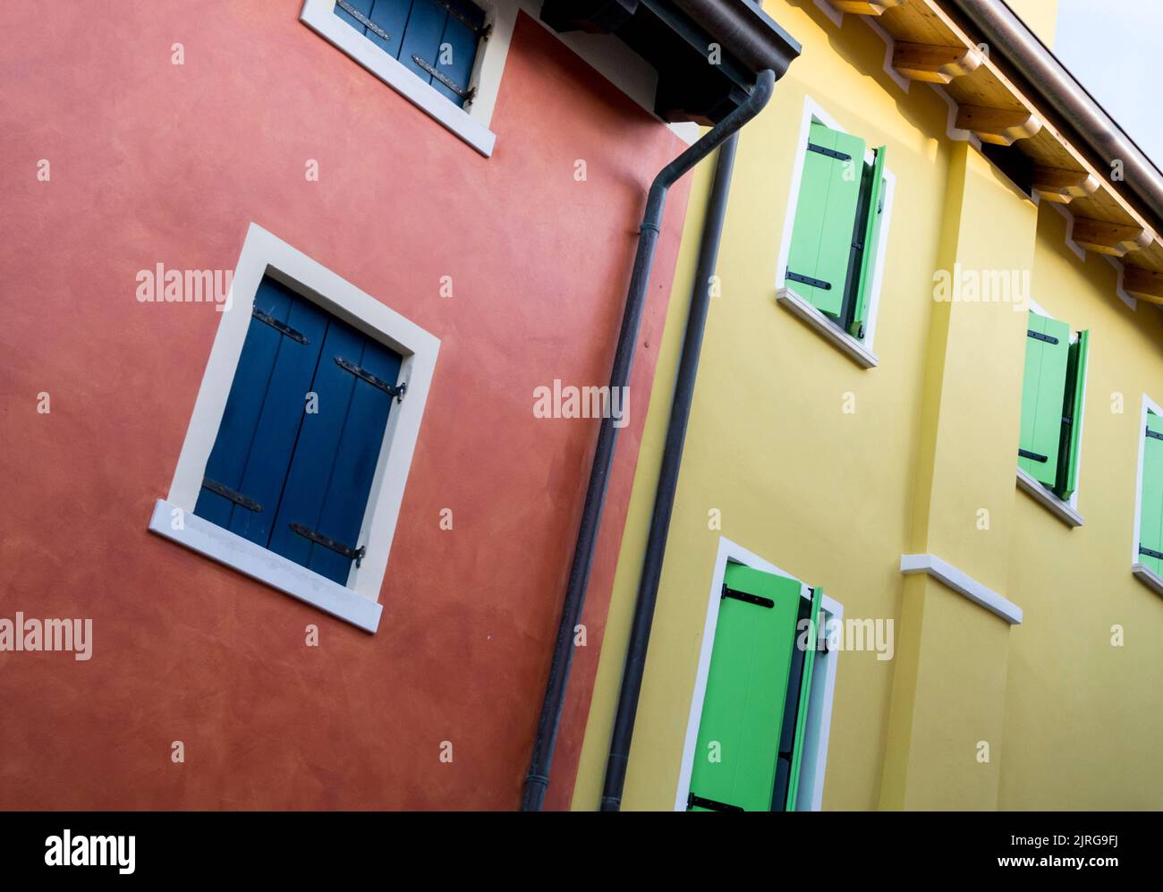 Colorful Italy architectural details, windows Stock Photo - Alamy