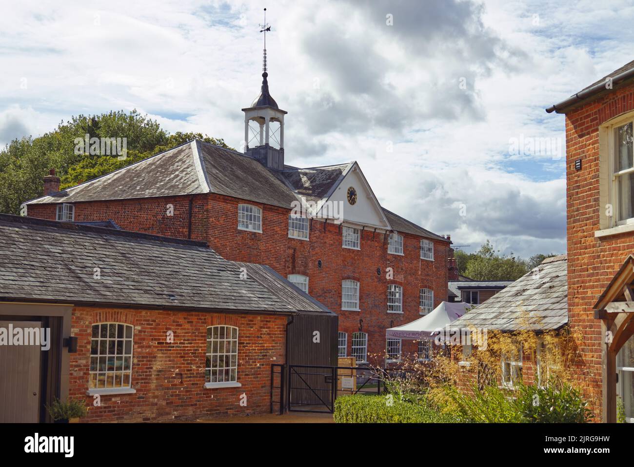 Whitchurch Silk Mill on the River Test in Hampshire is an industrial ...