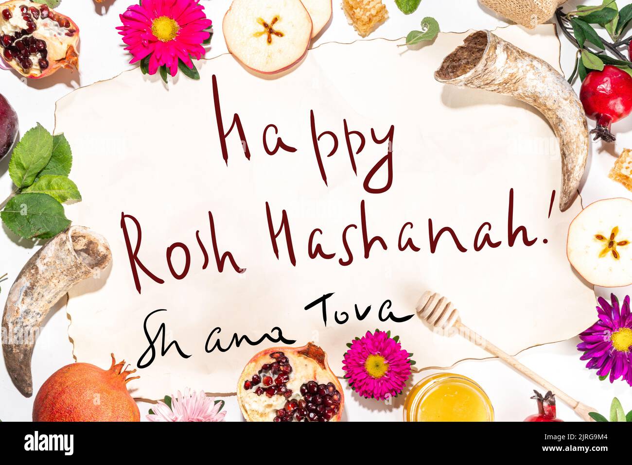 Happy Rosh Hashanah background. jewish New Year Rosh Hashana holiday ...