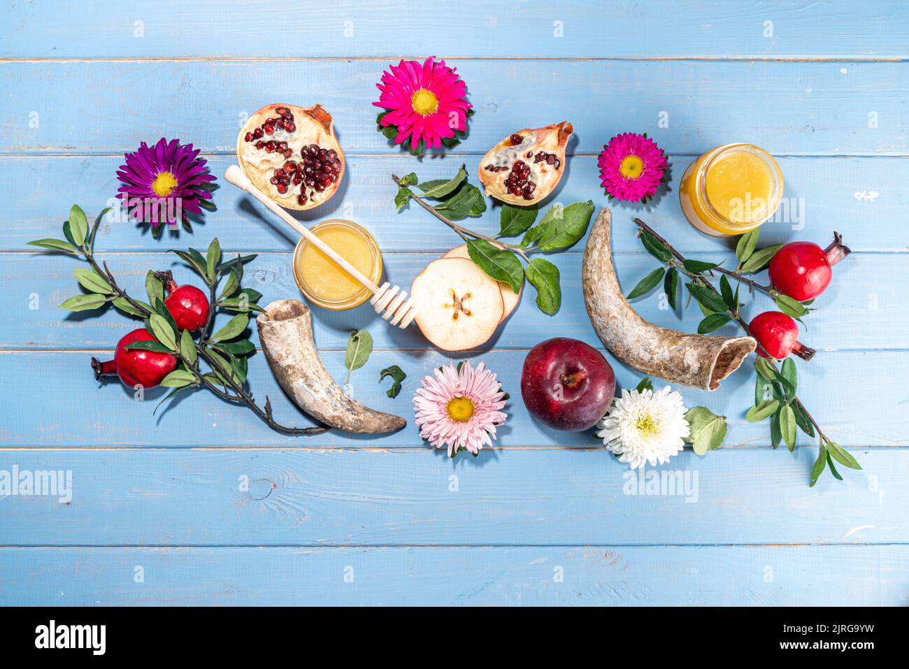 Happy Rosh Hashanah background. jewish New Year Rosh Hashana holiday ...