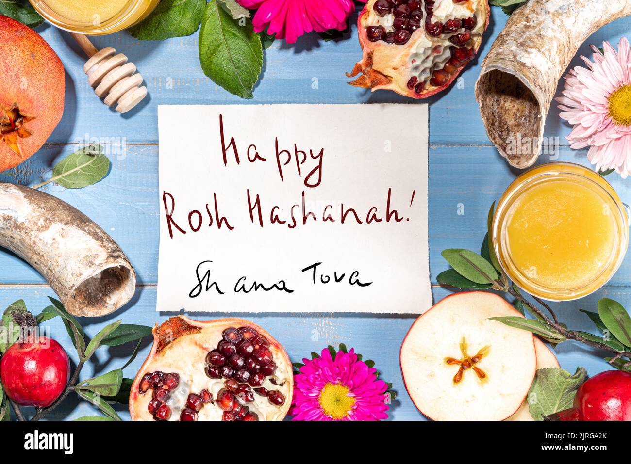 Happy Rosh Hashanah background. jewish New Year Rosh Hashana holiday ...