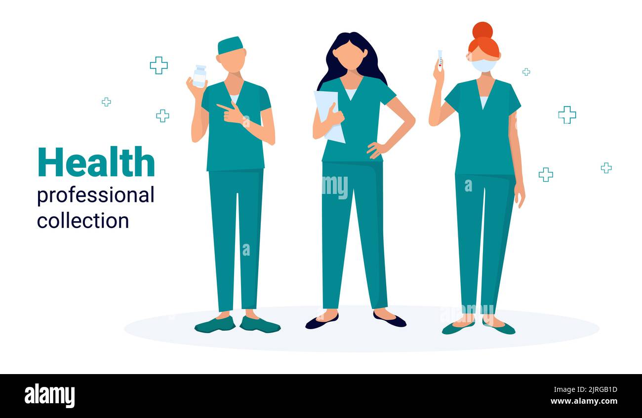 cartoon health professional collection and iluustration medical Stock ...