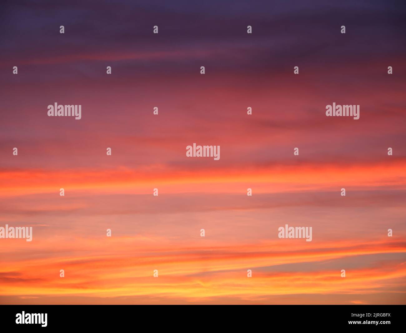 Colorful Sunset Background. Bright sunset sky, full frame. The sky as a ...