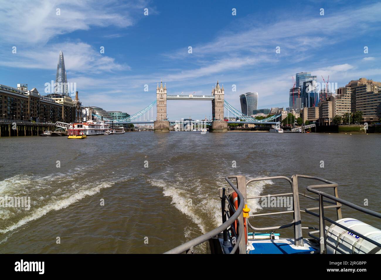 Tower Bridge and The Shard, London Stock Photo - Alamy