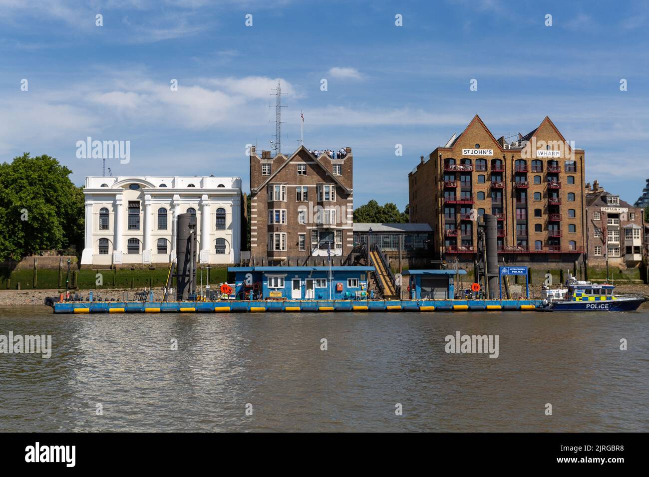 St John's Wharf, Wapping London Stock Photo - Alamy