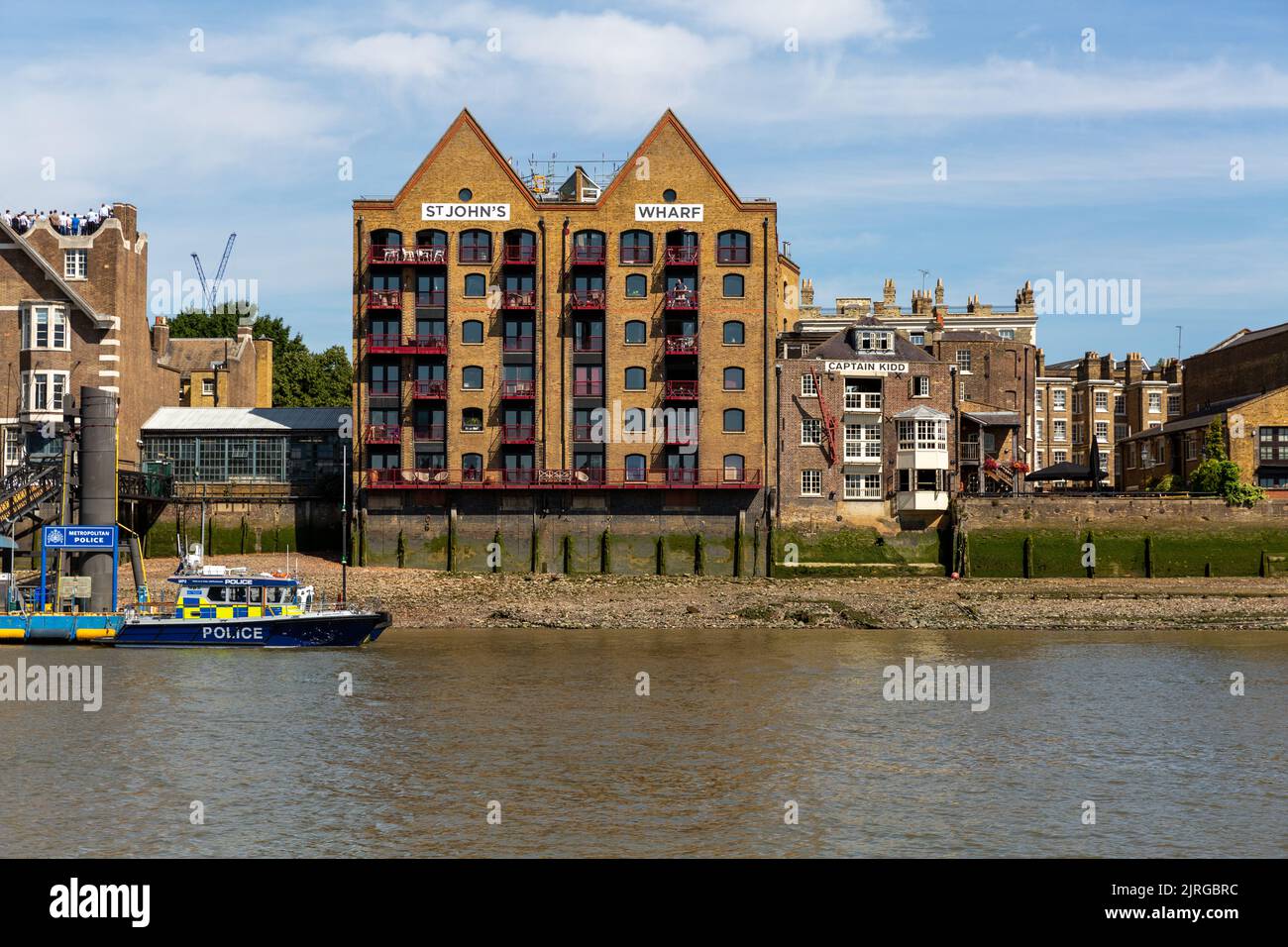 St John's Wharf, Wapping London Stock Photo - Alamy