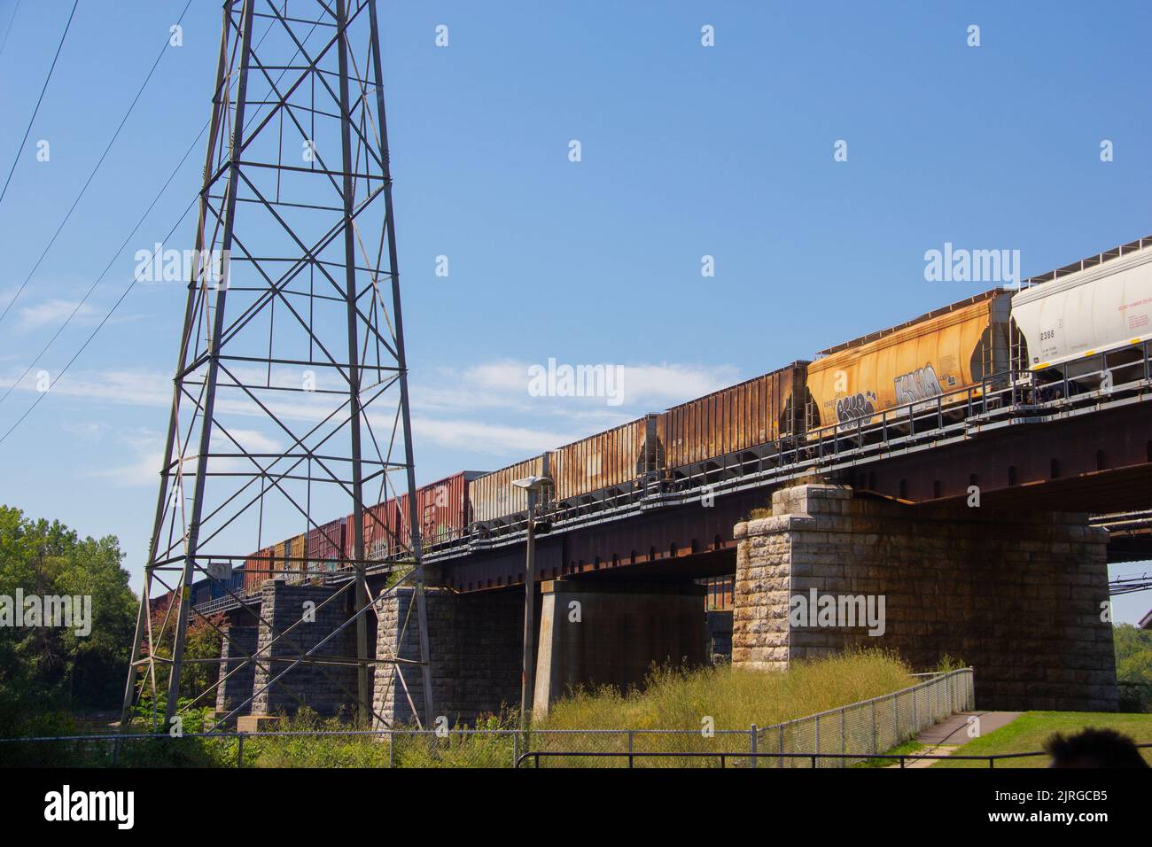 Bridge transportation freight hi-res stock photography and images - Alamy