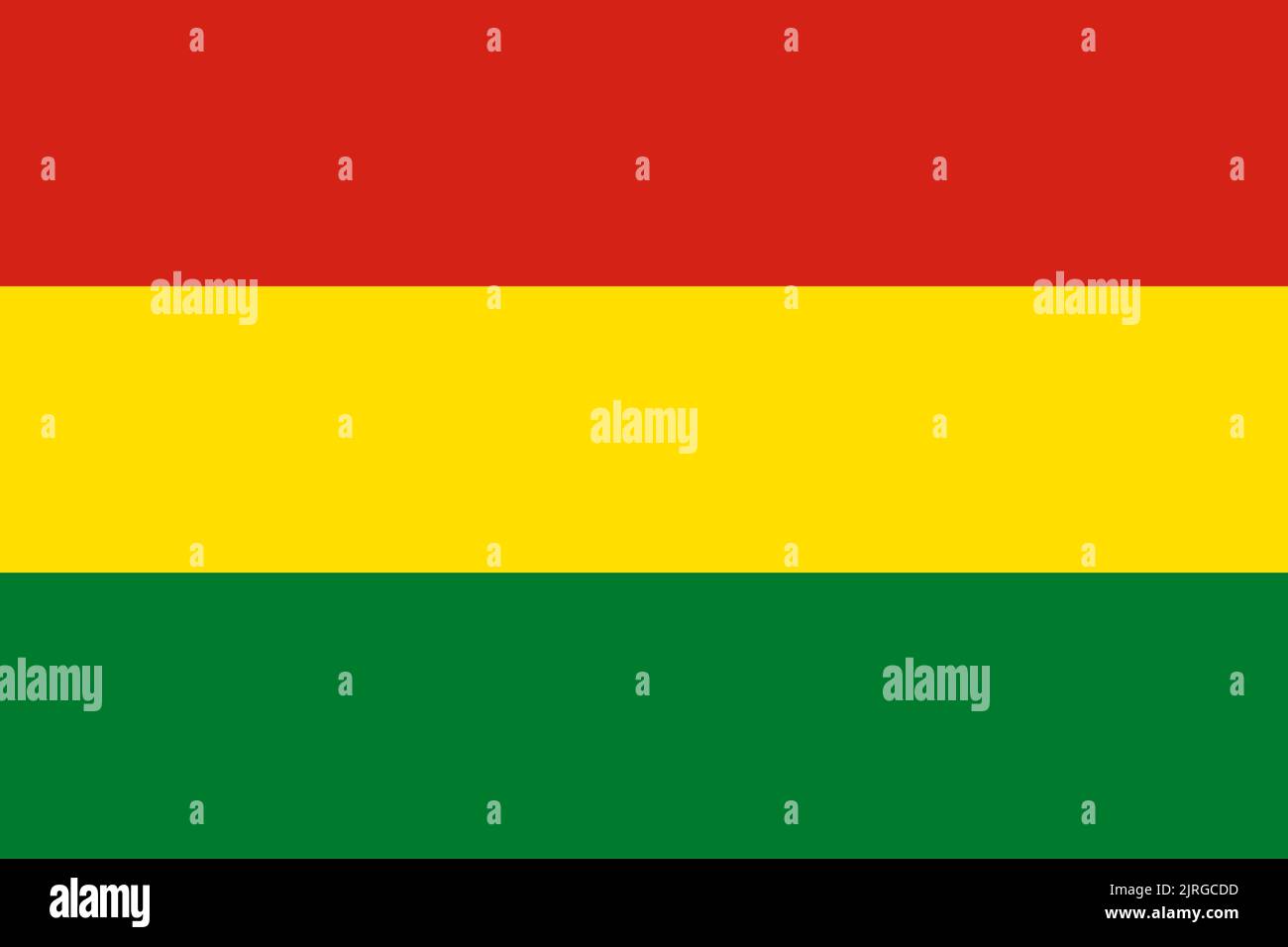 Flag of Bolivia. Bolivian national banner and patriotic symbol. Official colors. Flat vector ...