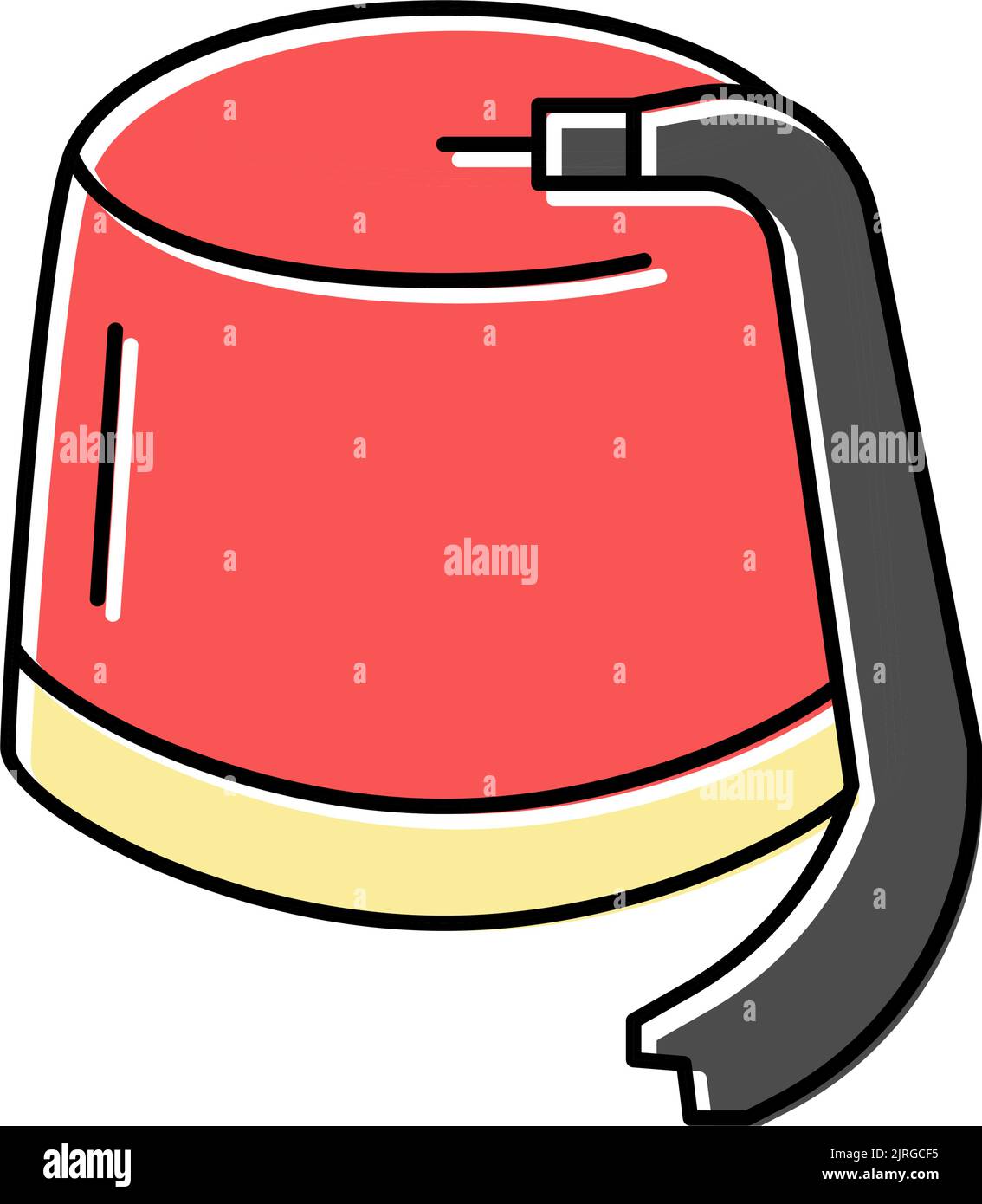 fez hat cap color icon vector illustration Stock Vector Image & Art - Alamy