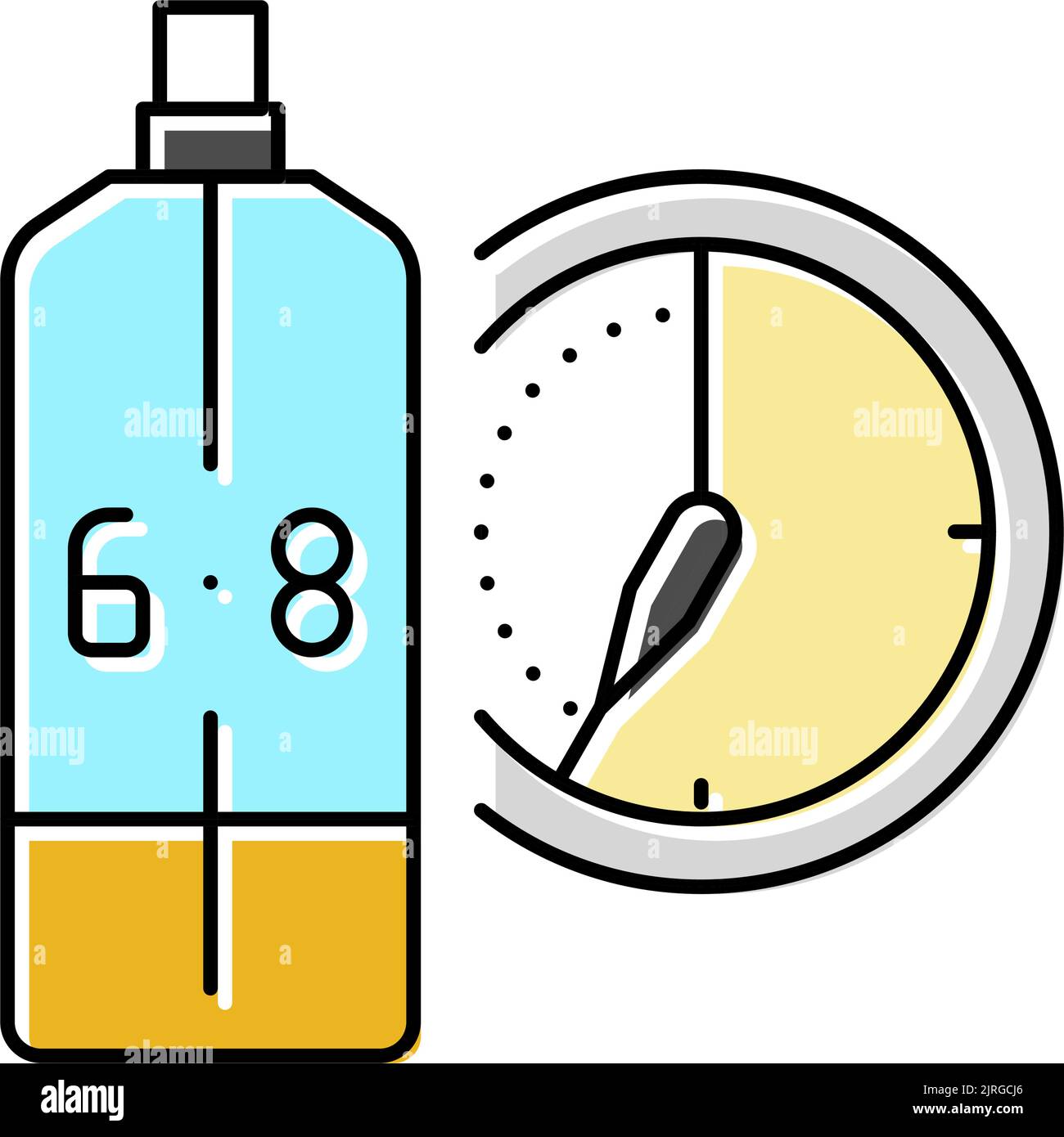 eau de parfum edp cosmetic color icon vector illustration Stock Vector ...