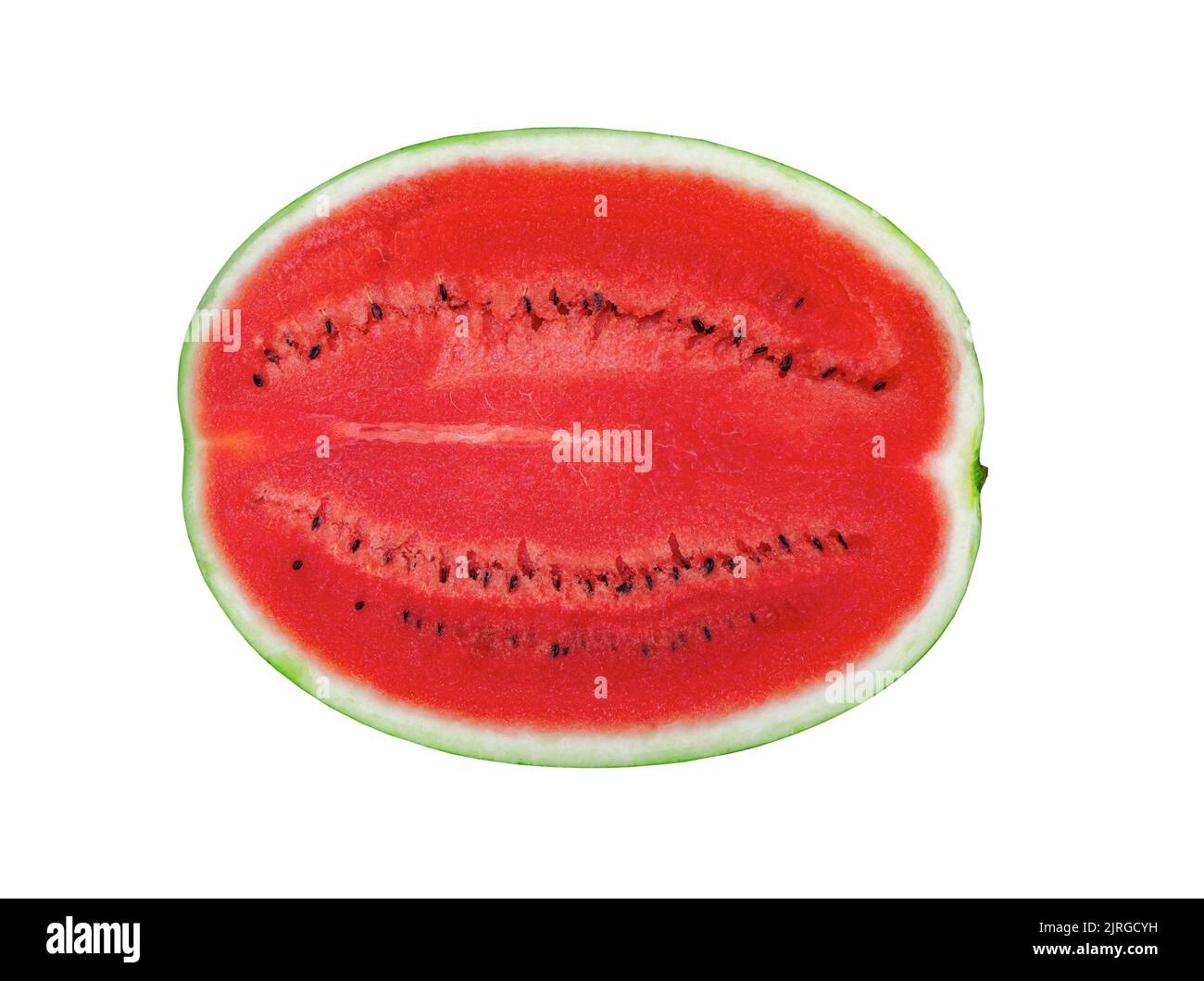 Sliced watermelon isolated on white background Stock Photo - Alamy