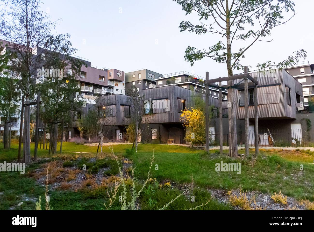 Bordeaux, France, Modern Architecture, Apartment Buildings in Eco ...