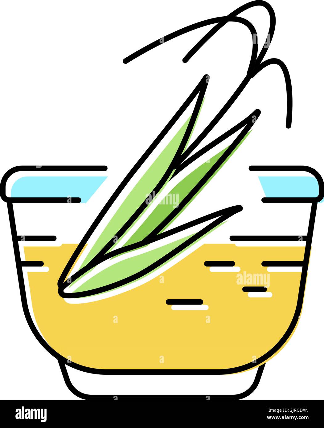 bran oil rice color icon vector illustration Stock Vector Image & Art ...