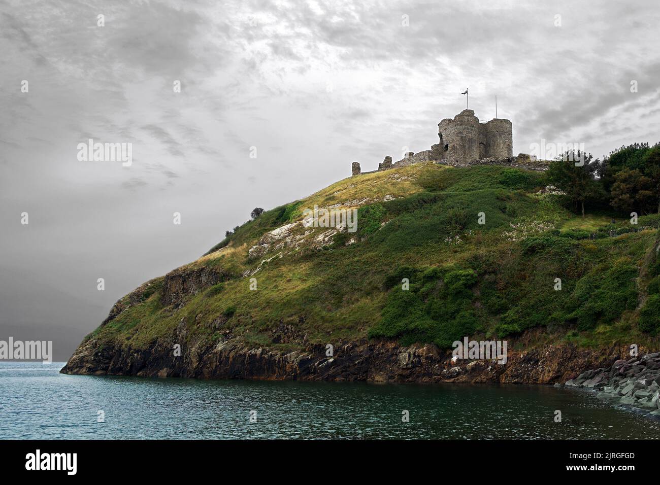 Criccieth Castle is a native Welsh castle situated on a headland in ...