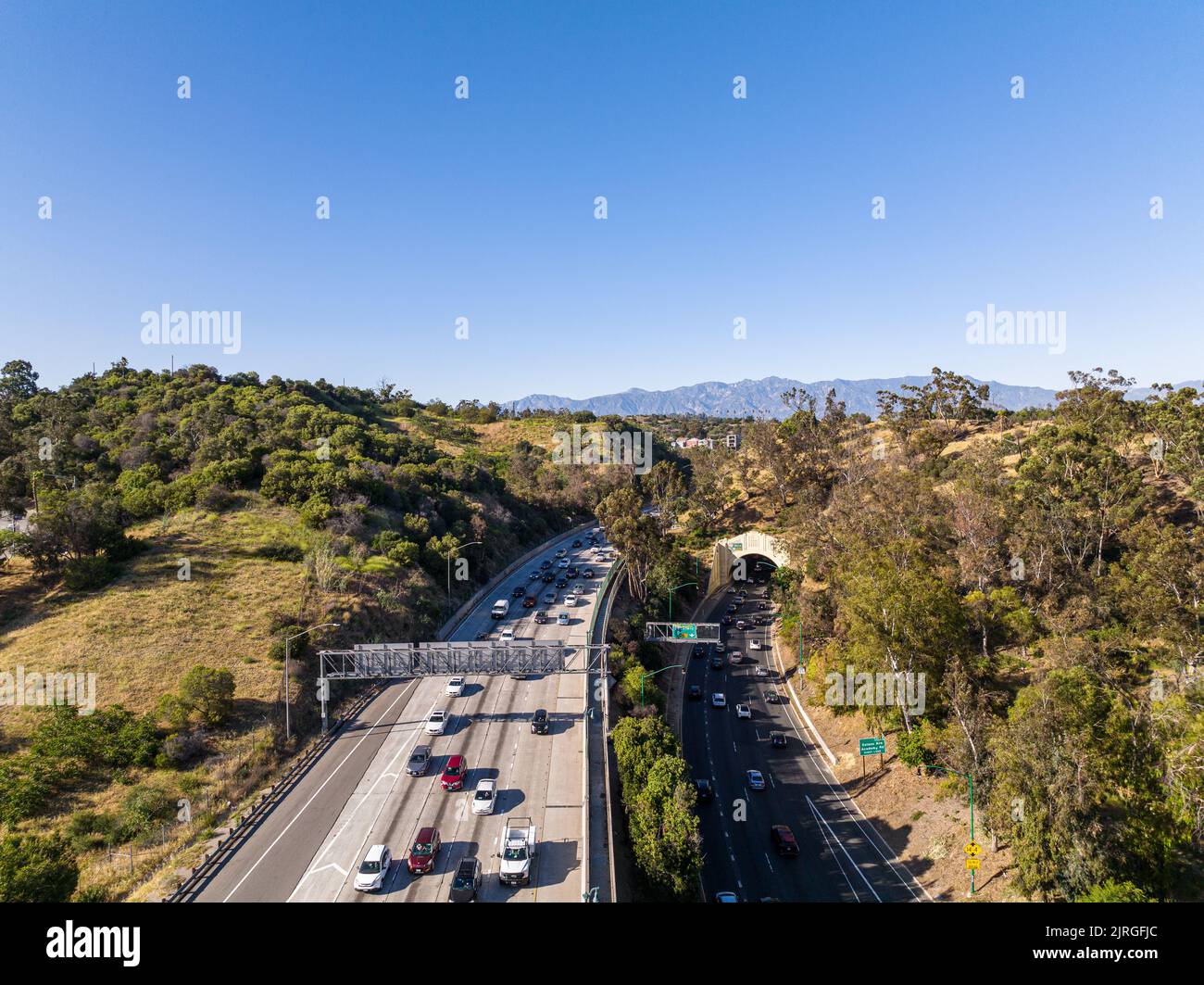 Los Angeles 110 Freeway Stock Photo - Alamy