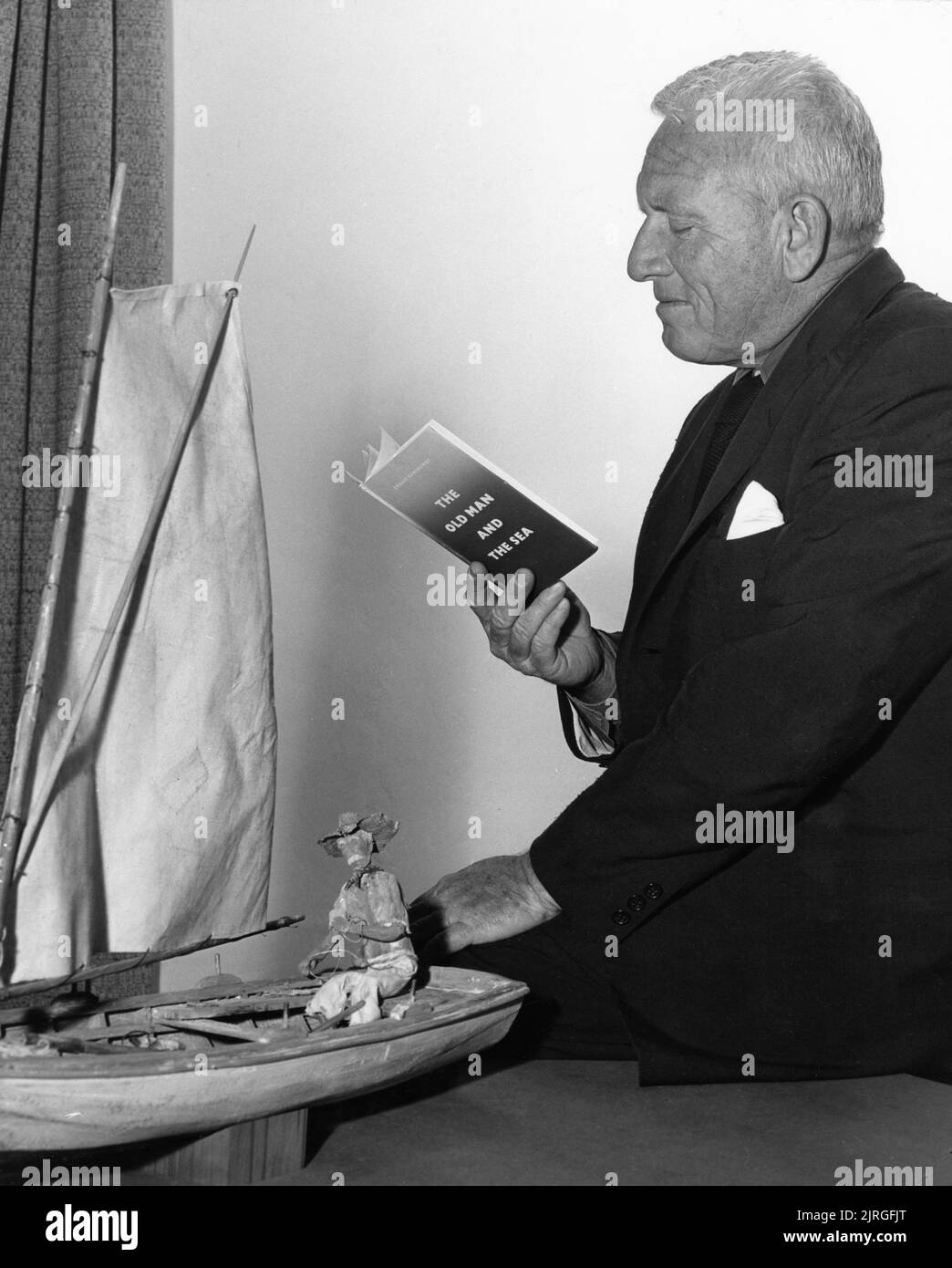 SPENCER TRACY Publicity Portrait for THE OLD MAN AND THE SEA 1958 ...